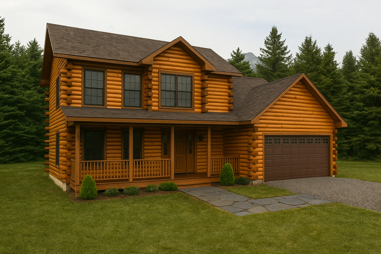 Custom Log Homes by Barden | 100% Customizable Log Home Packages